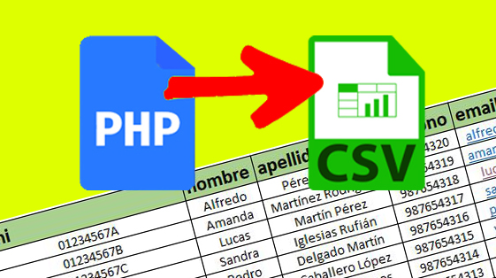 Exportar SQL a CSV (Excel) en PHP Lacodigoteca.com